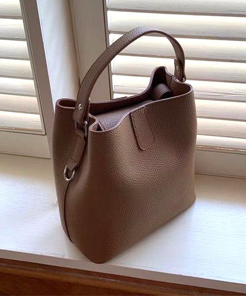 SETUP7（セットアップセブン）の「【SETUP7】ショルダー付2WAYフェイクレザーバッグ KNF（ショルダーバッグ）」 - WEAR