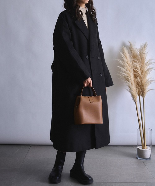 SETUP7（セットアップセブン）の「【SETUP7】ショルダー付2WAYフェイクレザーバッグ KNF（ショルダーバッグ）」 - WEAR