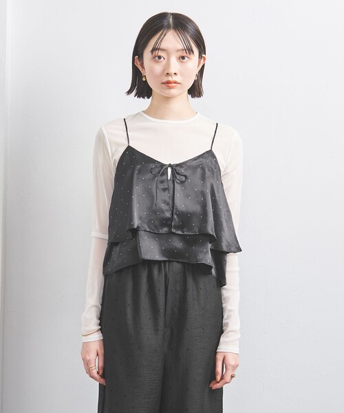 TICCA（ティッカ）の「＜TICCA＞ドットシルク 2WAYビスチェ（キャミソール）」 - WEAR