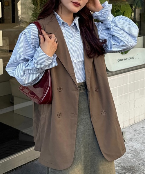 efill（エフィル）の「肩開き 変形ジャケット アンサンブル（アンサンブル）」 - WEAR