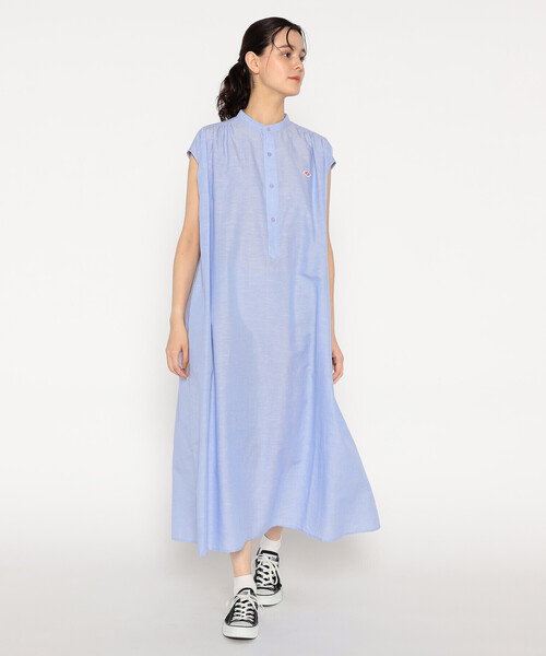 DANTON（ダントン）の「WOMEN'S COTTON LINEN SLUB SLEEVELESS DRESS（ワンピース）」 - WEAR