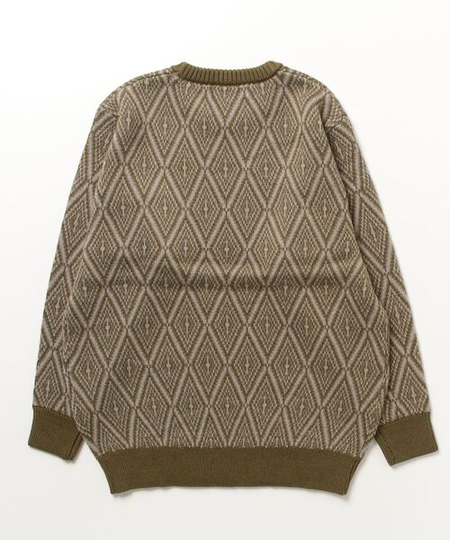 NOMADIK（ノマディック）の「【NOMADIK】RHOMBUS JACQUARD SWEATER（ニット/セーター）」 - WEAR