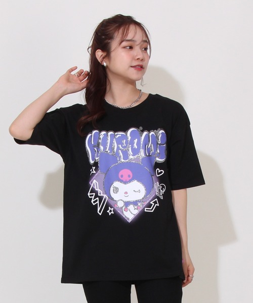 sanrio（サンリオ）の「【綿100％】 親子お揃い サンリオ ラメ Tシャツ 0617A（Tシャツ/カットソー）」 - WEAR