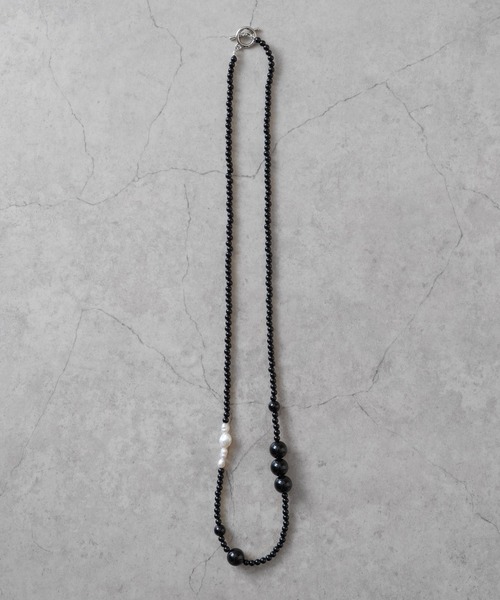 Senti（センティ）の「【 SENTI 】'JYUZU' NECKLACE&BRACELET 天然石”数珠”ネックレス&4連ブレスレット ...