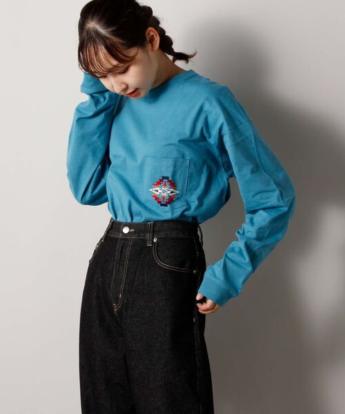 PENDLETON（ペンドルトン）の「【PENDLETON/ペンドルトン 】EMB ロングスリーブTシャツ（Tシャツ/カットソー）」 - WEAR