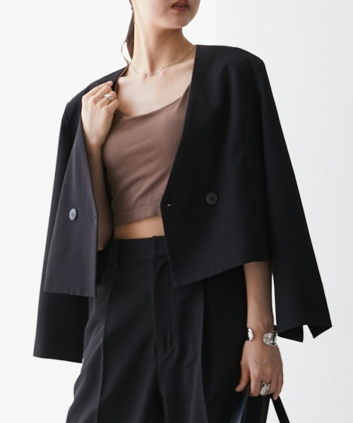 バックIラインカップ付きキャミソール（キャミソール）｜QFORON（キュフォロン）のファッション通販 - ZOZOTOWN