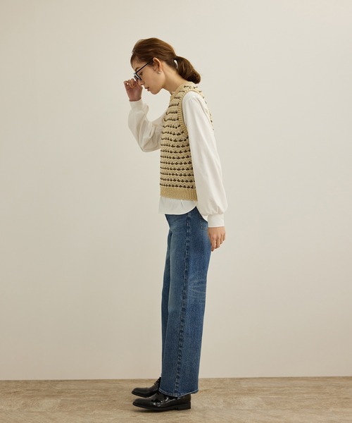 ストレッチデニムストレートパンツ（デニムパンツ）｜ROPE'（ロペ）の