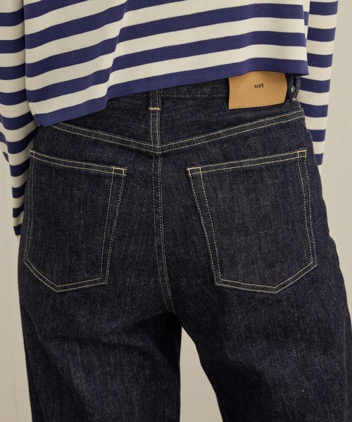 ストレッチデニムストレートパンツ（デニムパンツ）｜ROPE'（ロペ）の