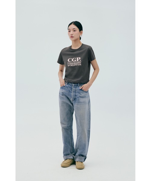 codegraphy（コードグラフィー）の「(Women) CGP Square Logo Crop Short Sleeve T-Shirt CBEUWTS015（Tシャツ/カットソー ...