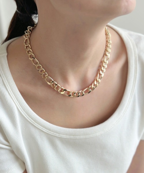 sowang（ソワン）の「ボリュームフィガロチェーンネックレス-volume figaro chain necklace-（ネックレス ...