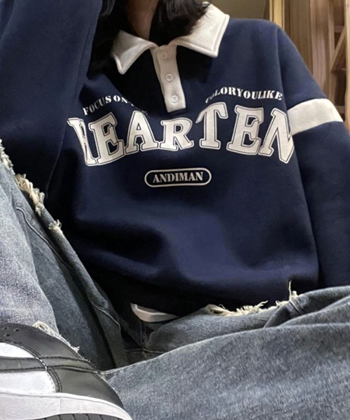 REMUR（レミュール）の「ロゴプリントトレーナー（スウェット）」 - WEAR