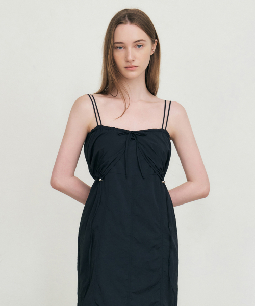 Shirring Two-Way One-Piece_CHARCOAL（ワンピース）｜ARTID（アルティーダ）のファッション通販 ...