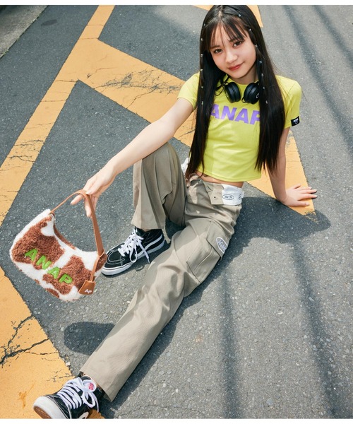 ANAP GiRL（アナップガール）の「【ANAPGiRL×mochuコラボ】2WAYカーゴパンツ（カーゴパンツ）」 - WEAR