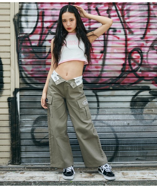 ANAP GiRL（アナップガール）の「【ANAPGiRL×mochuコラボ】2WAYカーゴパンツ（カーゴパンツ）」 - WEAR