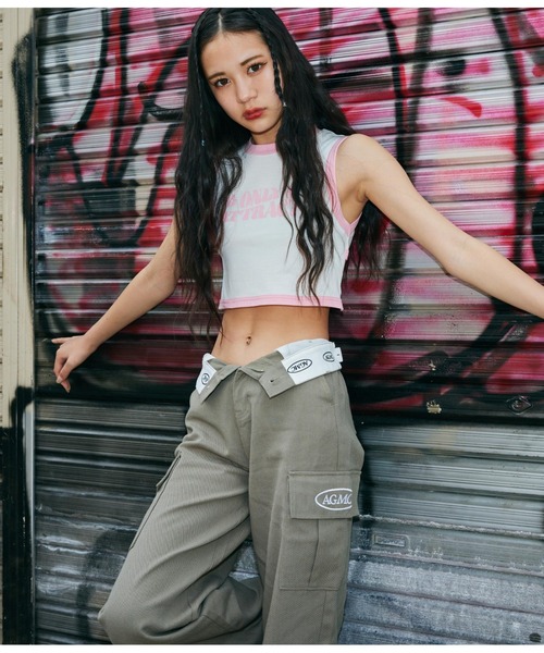 ANAP GiRL（アナップガール）の「【ANAPGiRL×mochuコラボ】2WAYカーゴパンツ（カーゴパンツ）」 - WEAR