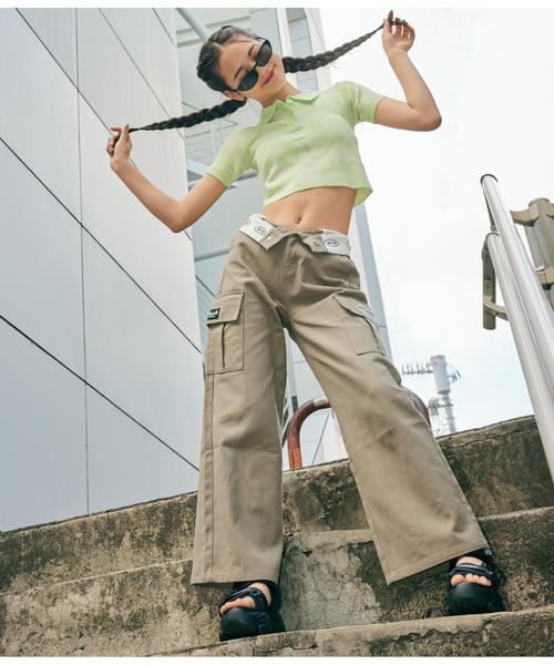 ANAP GiRL（アナップガール）の「【ANAPGiRL×mochuコラボ】2WAYカーゴパンツ（カーゴパンツ）」 - WEAR