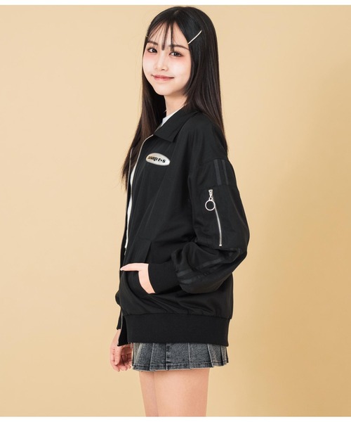ANAP GiRL（アナップガール）の「ANAPR+S【リラスポ】エリ付き MA-1 ジャケット(ユニアイテ（MA-1）」 - WEAR