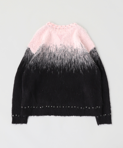 VALABASAS（ヴァラバサス）の「VALABASAS/ヴァラバサス BLACK PINK SWEATER（ニット/セーター）」 - WEAR