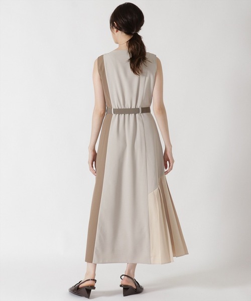 REDYAZEL（レディアゼル）の「ショート丈ブロッキングコート&ワンピースセット(3WAY)（ワンピース）」 - WEAR