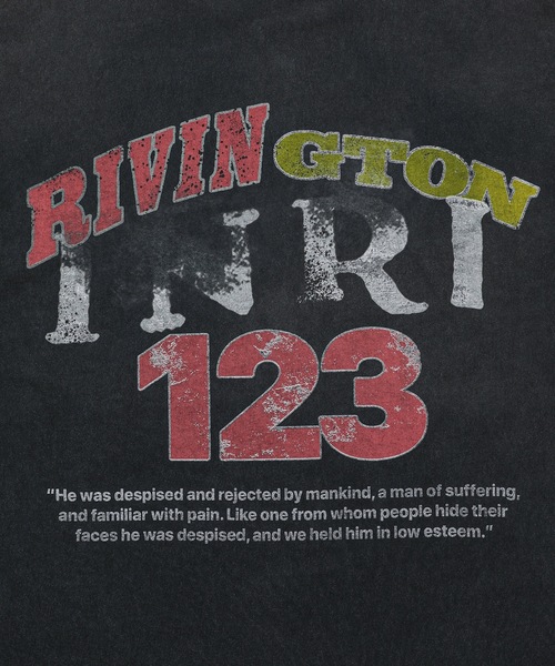 RRR-123（リヴィントンロイレビス）の「INRI SNAKE LS TEE VINTAGE BLACK（Tシャツ/カットソー）」 - WEAR