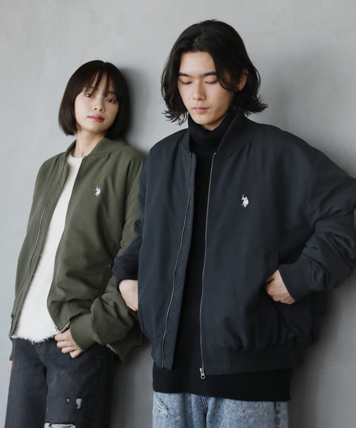 U.S. POLO ASSN.（ユーエスポロアッスン）の「U.S.POLO ASSN.別注 オーバーサイズ中綿ショートMA-1（MA-1）」 - WEAR