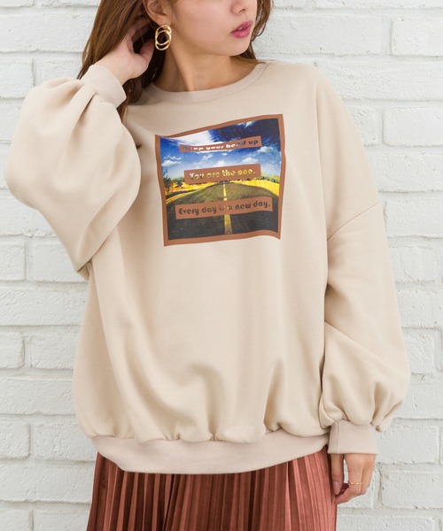 Libby&Rose（リビーアンドローズ）の「転写BIGスウェット（スウェット）」 - WEAR