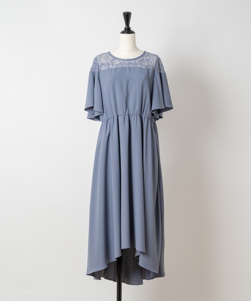 Rewde（ルゥデ）の「デコルテレースロングドレス（1R04-07062）（ドレス）」 - WEAR