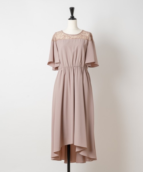 Rewde（ルゥデ）の「デコルテレースロングドレス（1R04-07062）（ドレス）」 - WEAR