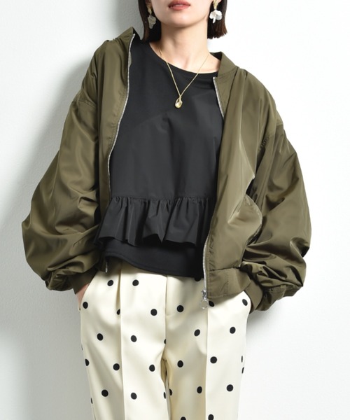 INTERPLANET（インタープラネット）の「Eツイル裏付MA－1ブルゾン（MA-1）」 - WEAR