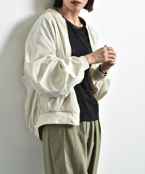 INTERPLANET（インタープラネット）の「Eツイル裏付MA－1ブルゾン（MA-1）」 - WEAR