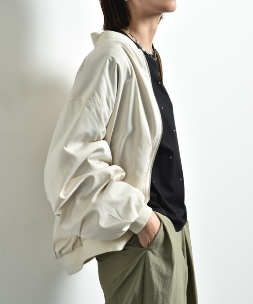 INTERPLANET（インタープラネット）の「Eツイル裏付MA－1ブルゾン（MA-1）」 - WEAR