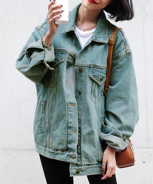 LYEON（リヨン）の「ビッグシルエットデニムジャケット/ルーズGジャン（デニムジャケット）」 - WEAR