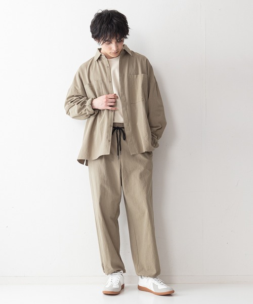 UNIIT（ユニット）の「【UNIIT】ワッシャー加工 ルーズフィット（ビッグシルエット） イージーパンツ セットアップ対応可（その他パンツ）」 - WEAR