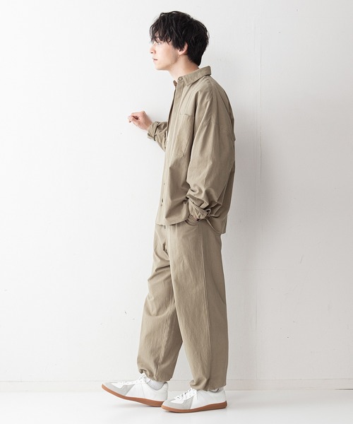 UNIIT（ユニット）の「【UNIIT】ワッシャー加工 ルーズフィット（ビッグシルエット） イージーパンツ セットアップ対応可（その他パンツ）」 - WEAR