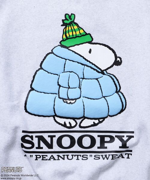 PEANUTS（ピーナッツ）の「【SEQUENZ（シークエンズ）】TP PUFFER SNOOPY C/N SWEAT/ ピーナッツ スヌーピー クルーネック スウェット（スウェット）」 - WEAR
