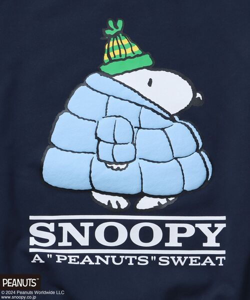 PEANUTS（ピーナッツ）の「【SEQUENZ（シークエンズ）】TP PUFFER SNOOPY C/N SWEAT/ ピーナッツ スヌーピー クルーネック スウェット（スウェット）」 - WEAR
