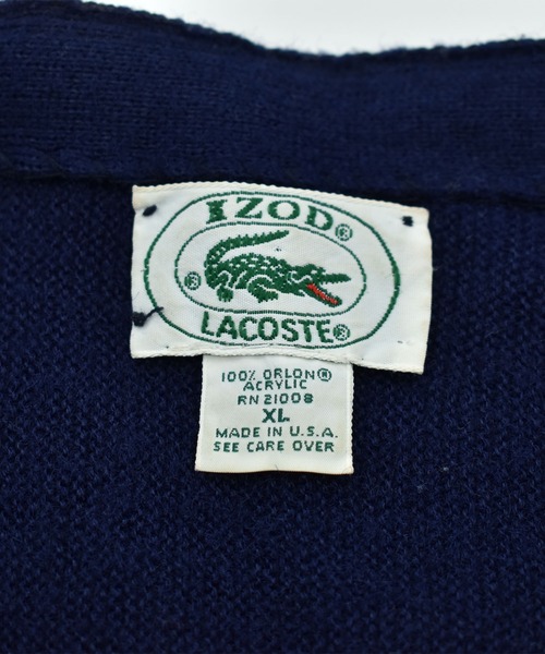 LABORATORY R（ラボラトリーアール）の「【ヴィンテージ古着】80’s IZOD LACOSTE ラコステ カーディガン USA製（ニット/セーター）」 - WEAR