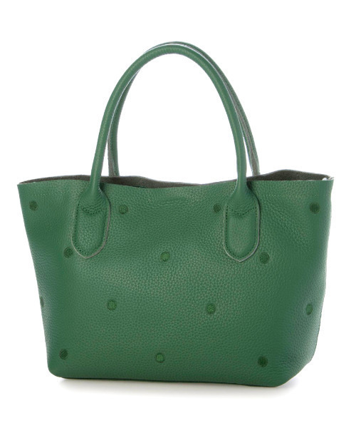 ペルケ perche / 牛革ドット刺繍2wayトートS（トートバッグ）｜perche