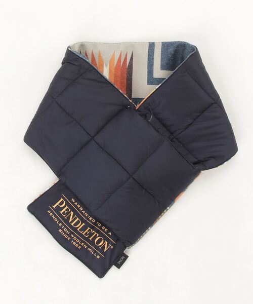 PENDLETON（ペンドルトン）の「TAION × PENDLETON/タイオン×ペンドルトン REVERSIBLE DOWN MUFFLER リバーシブルダウンマフラー（マフラー）」 - WEAR