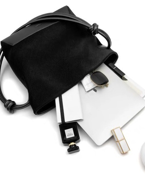 SETUP7（セットアップセブン）の「【SETUP7】A4ファイルやノートPCも入る ノットハンドルソリッドトートバッグ ショルダーバッグ KNF ※（ショルダーバッグ）」 - WEAR