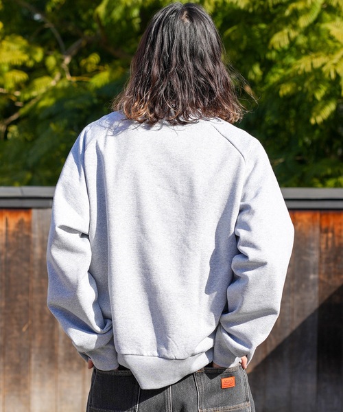 RVCA（ルーカ）の「RVCA メンズ RECESSION CREW トレーナー【2023年冬モデル】/ルーカワンポイントブランドロゴ ...