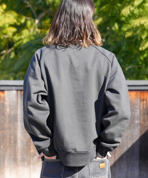 RVCA（ルーカ）の「RVCA メンズ RECESSION CREW トレーナー【2023年冬モデル】/ルーカワンポイントブランドロゴ ...