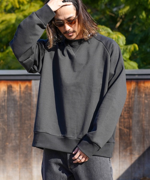 RVCA（ルーカ）の「RVCA メンズ RECESSION CREW トレーナー【2023年冬モデル】/ルーカワンポイントブランドロゴ ...