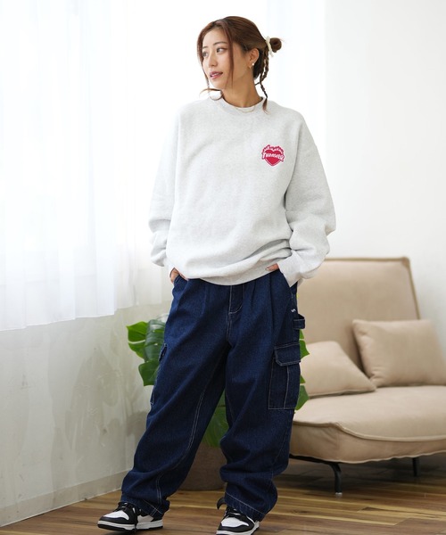 RVCA（ルーカ）の「RVCA/ルーカ RECESSION DENIM CARGO PANTS デニム カーゴパンツ BE044-716 ...