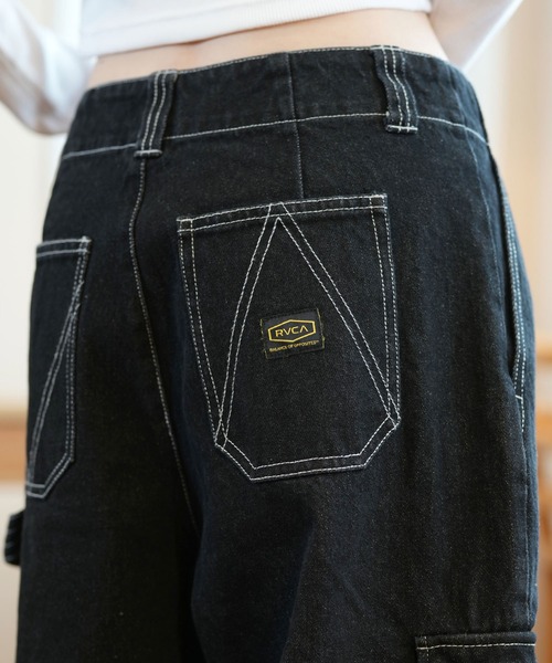 RVCA（ルーカ）の「RVCA/ルーカ RECESSION DENIM CARGO PANTS デニム カーゴパンツ BE044-716 ...
