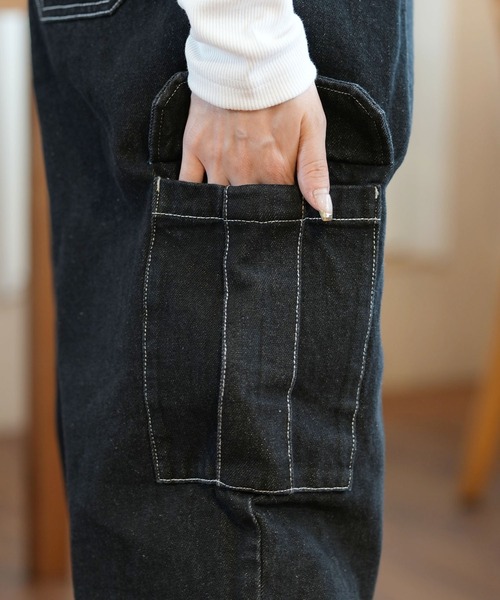 RVCA（ルーカ）の「RVCA/ルーカ RECESSION DENIM CARGO PANTS デニム カーゴパンツ BE044-716 ...