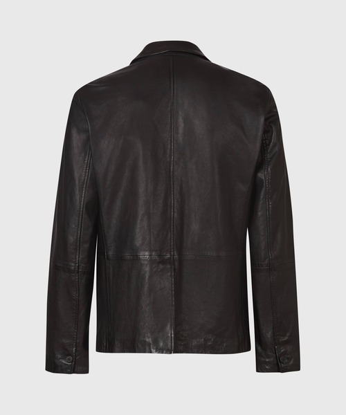 ALLSAINTS（オールセインツ）の「BARTON LEATHER BLAZER | バートン レザー ブレザー（ライダースジャケット ...
