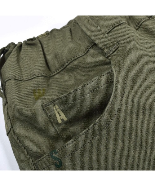 WASK（ワスク）の「WASK/ロゴ柄ストレッチツイルスキニーパンツ (100~160cm)（その他パンツ）」 - WEAR