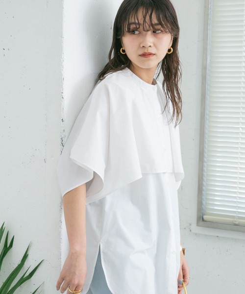 KBF（ケイビーエフ）の「2WAYマントブラウス（シャツ/ブラウス）」 - WEAR