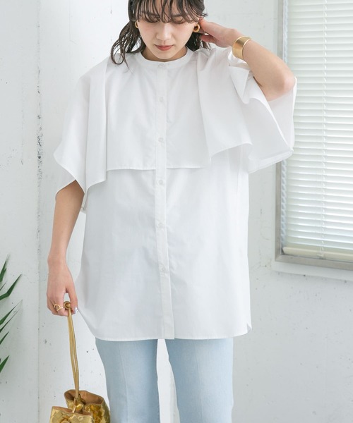 KBF（ケイビーエフ）の「2WAYマントブラウス（シャツ/ブラウス）」 - WEAR